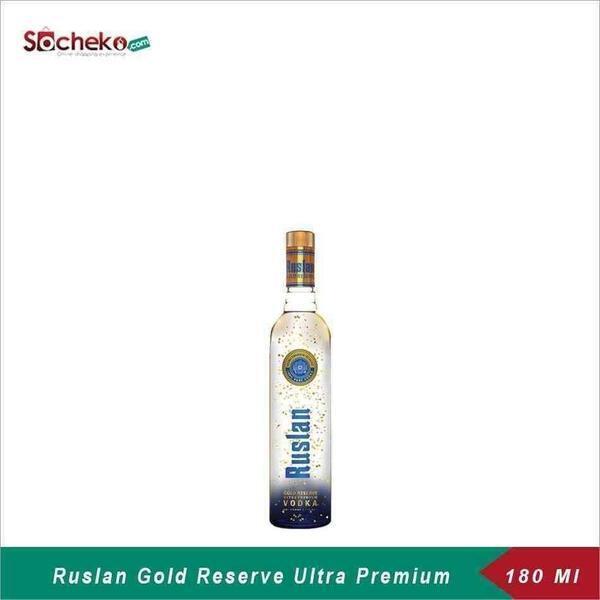 Ruslan Gold Reserve Ultra Premium Vodka 180 ML | Compare and buy in ...