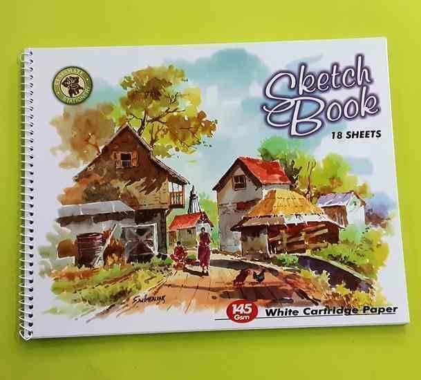 A4 Size Sketch Book 145 Gsm Paper - SastoKhoj