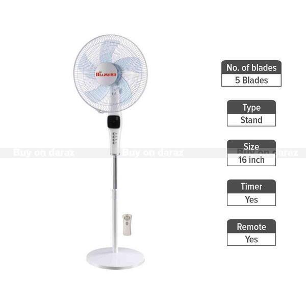 Diamond Kona Stand Fan With Remote Control | Compare and buy in Best ...