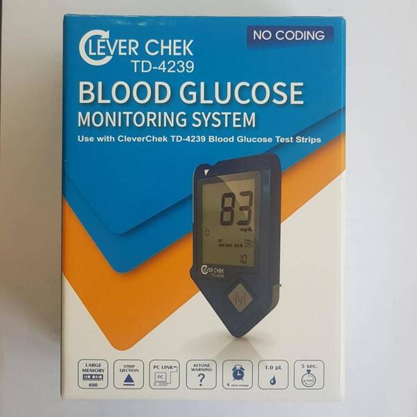 Clever Chek Blood Glucose Monitoring System Td-4239 | Compare and buy ...