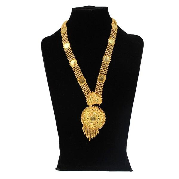 Golden Plated Long Rani Haar Designed For Women | Compare and buy in ...