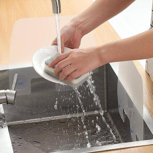 Kitchen Sink Water Splash Guards With Sucker Waterproof Screen Anti ...