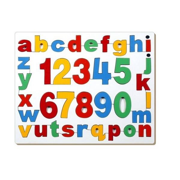 Little Genius Wooden ENGLISH ALPHABET-LOWERCASE+NUMBER (ABC + 1 TO 10 ...