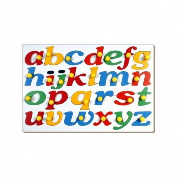 Little Genius Wooden Jumbo Alphabets (abc) Lowercase With Knob AL-35 ...