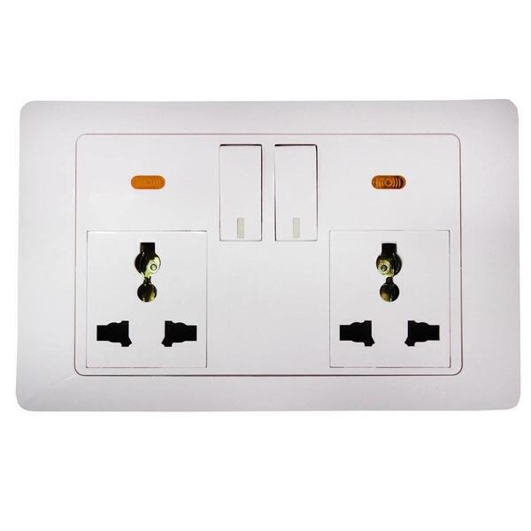2 Gang + Double 5/16A Power Socket With Indicator - Switches | Compare ...