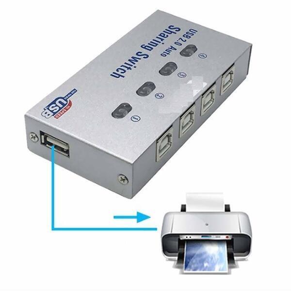 4 Port USB 2.0 Auto Sharing Switch | Compare and buy in Best Price in ...