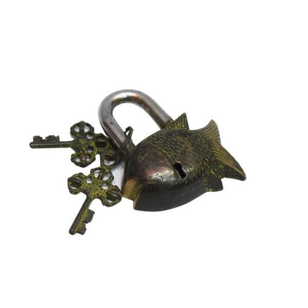 Fish Design Lock With Two Keys | Compare and buy in Best Price in Nepal ...