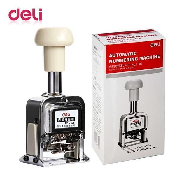 Deli 7506 Automatic Six Digits Numbering Machine | Compare and buy in ...
