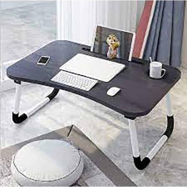 Folding and Portable Laptop Table/Study Table/Bed Table with Cup Holder ...