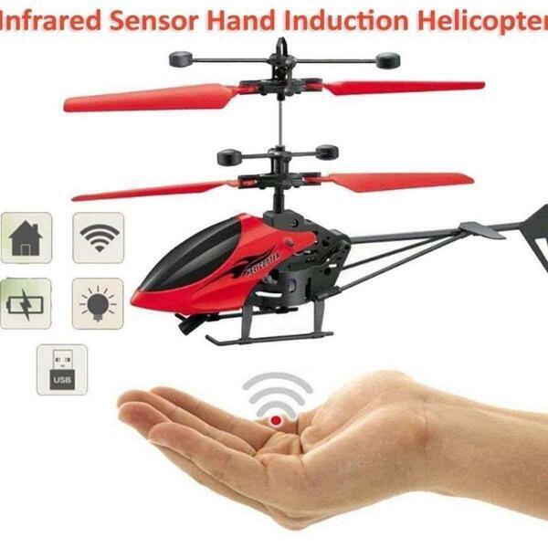Infrared Induction Helicopter Hand Induction Control USB Charger Flying ...