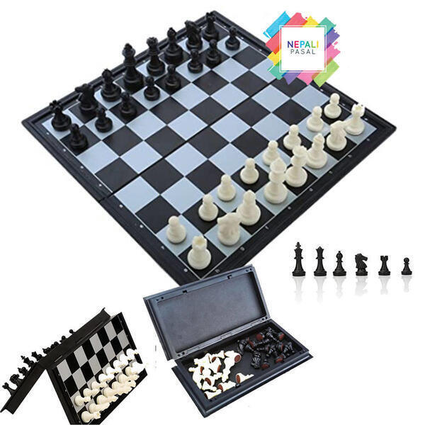 Magnetic Travel Chess Set with Folding Chess Board Educational Toys for ...