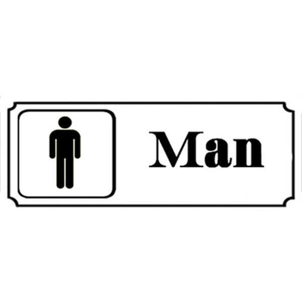 Self Adhesive MAN Door Sign for Office / Restaurant / Hotel and More ...