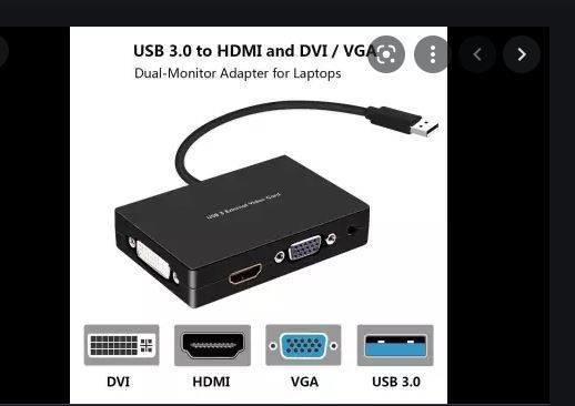 USB 3.0 To HDMI-VGA-DVI Monitor External Video Card Adapter | Compare ...