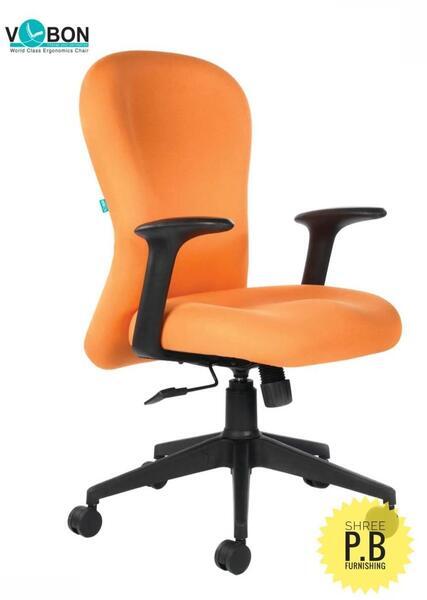 V-Bon Ventura Fully Cushioned Comforting Midback Revolving Chair ...