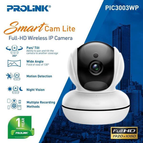 Prolink Full-Hd Wireless Ip Camera (Pan/Tilt) - Pic3003Wp | Compare and ...