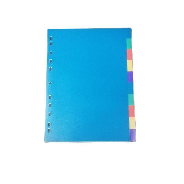 PVC File Divider, 10 Index File Divider, Separator With 11 Holes ...