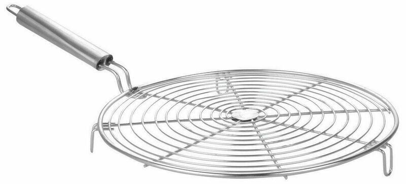 Round Stainless Steel Wire Roaster Roti Jari, Papad Grill, Chapati ...