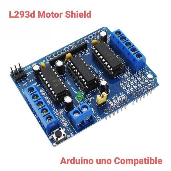 L293D Motor Control Drive Shield Dual For Arduino Uno 4 Channel L293D Motor Drive Expansion ...