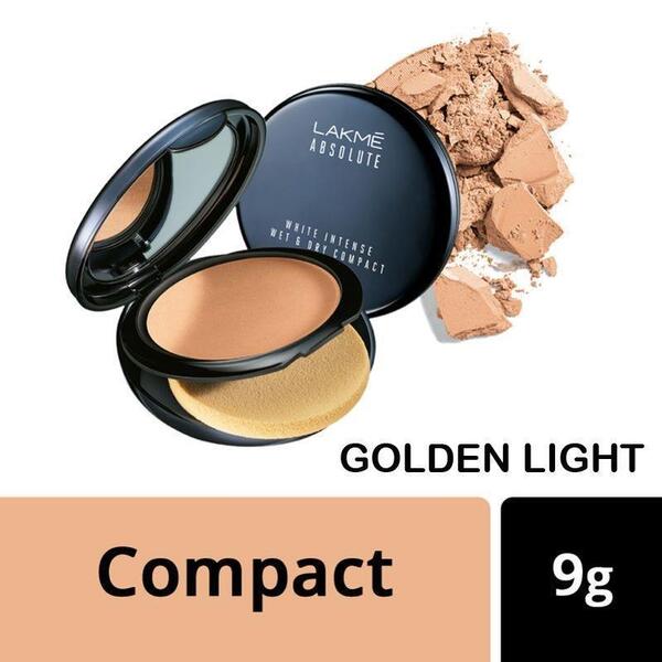 Lakme Absolute White Intense Wet & Dry Compact - Golden Medium ...
