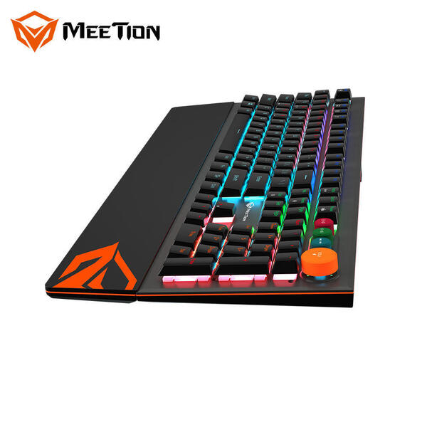 Meetion Detachable Palmrest RGB Mechanical Gaming Keyboard MK500 ...