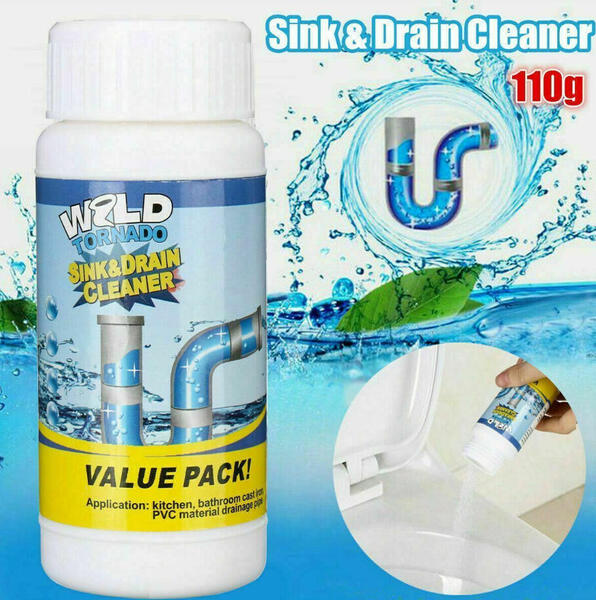 Powerful Sink and Drain Cleaner, Portable Powder Cleaning Tool Super ...