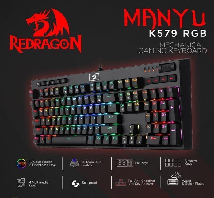 Redragon K579 MANYU Mechanical Gaming Keyboard | Compare and buy in Best Price in Nepal ...