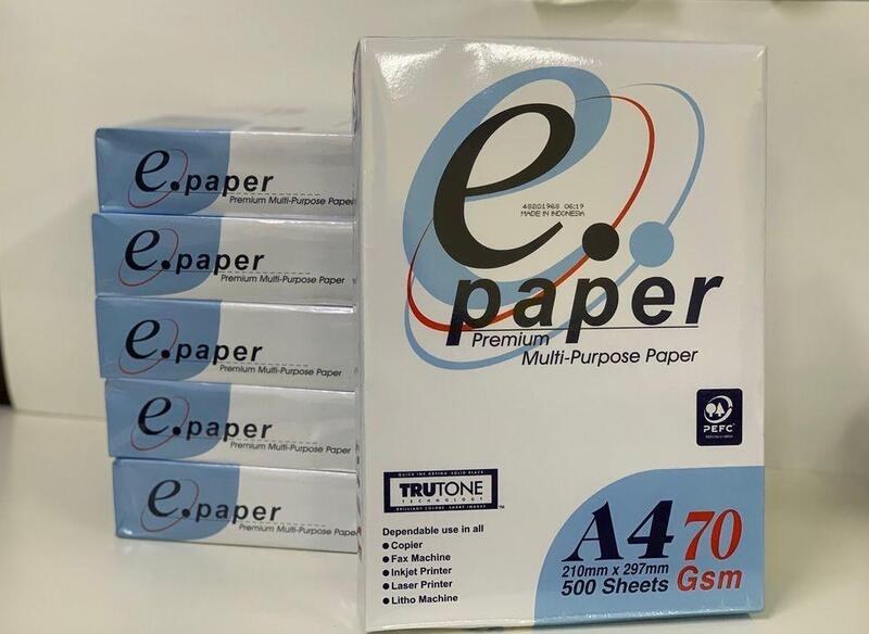 E-Paper Indonesian Premium Multi-Purpose Paper A4 70 Gsm - 500 Sheets ...