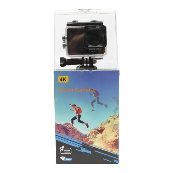 4K Action Camera With External Mic Dual Screen Model no.AT-S60ER ...