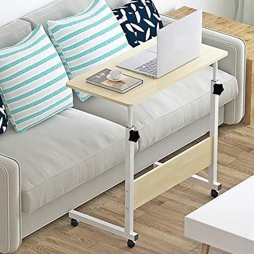 Height Adjustable Sofa Side laptop Table With Wheels | Compare and buy ...