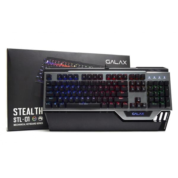 GALAX Mechanical Gaming Keyboard (STL-01) Blue switch, 104 US layout ...