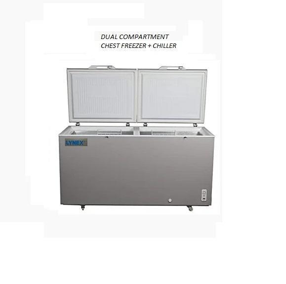 Lynex 320 Litre dual compressor Chest freezer (Glass Finishing ...
