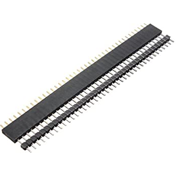 40 Pin Connector Male & Female Headers Way 2.54mm Socket Strip PCB ...