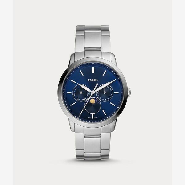 Fossil Neutra Minimalist Silver Watch FS5907 For Men | Compare and buy ...