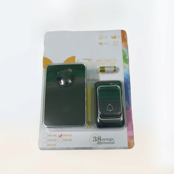 Simple Design Wireless Remote Control Door Bell- Assorted Color ...