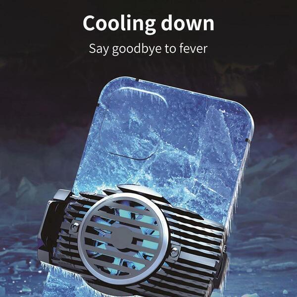 Smart Phone Cooler Gamer Mobile Phone Fan Cooling Pad Universal Cell ...