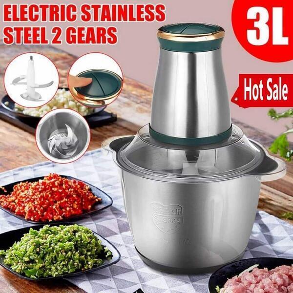 Stainless Steel Mulitpurpose Electric Food Processor | Compare and buy ...