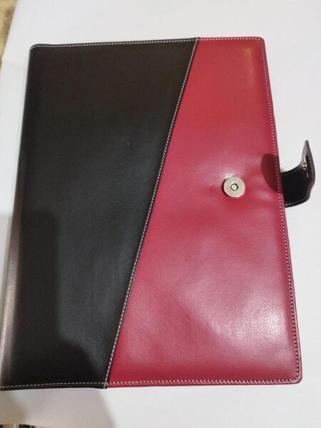 A4 Size Leather Folder With B5 Size Notebook Sheets | Compare and buy ...
