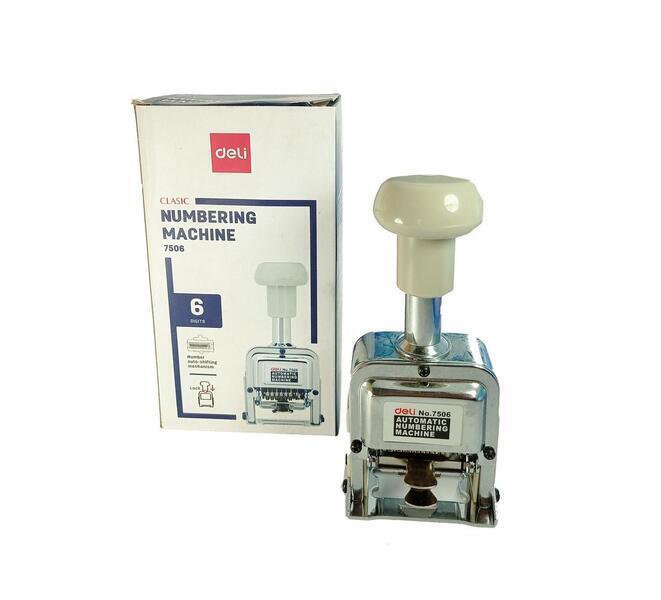 Deli Numbering Machine 6 Digits -7506 | Compare and buy in Best Price in Nepal | sastokhoj.com