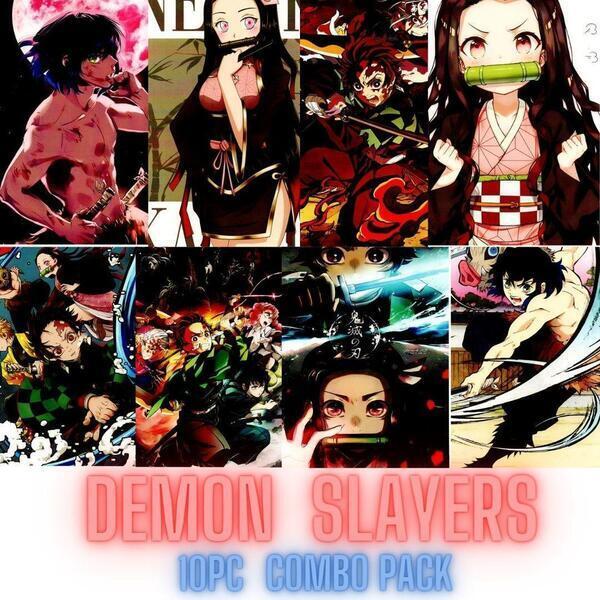 Demon Slayers Random A4 Size Poster, Anime Poster | Compare and buy in ...