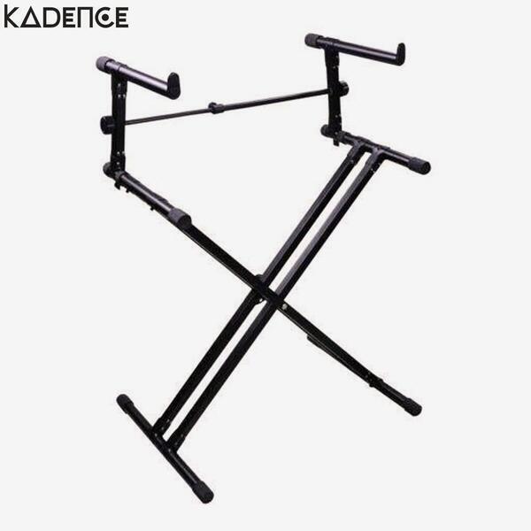 Kadence Heavy-Duty, Double-X, Adjustable Piano Keyboard Stand with ...