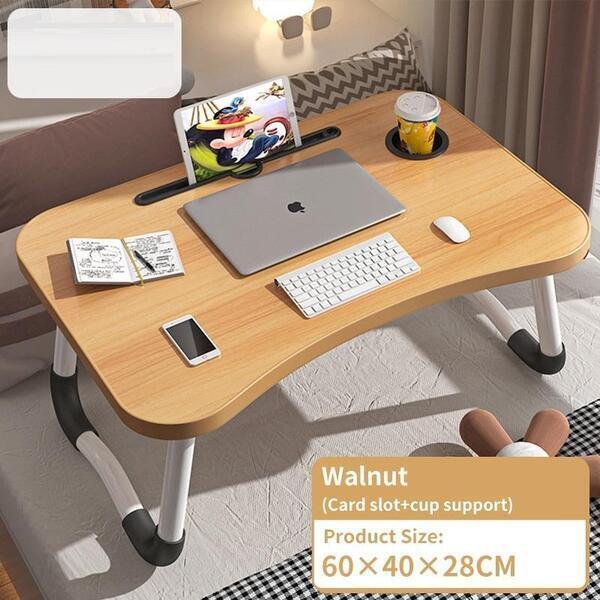 Multi-purpose Foldable Laptop Table Lazy Table Bed Table With Tablet ...
