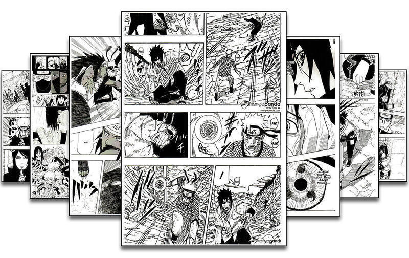 Naruto Random Manga A4 Size Poster, Anime Poster, Naruto Poster ...