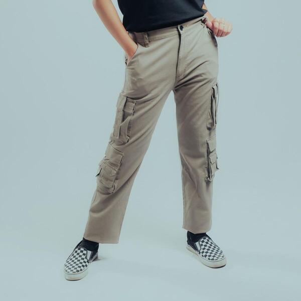 HUBA Khaki Color Cargo Pants For Men | Compare and buy in Best Price in ...