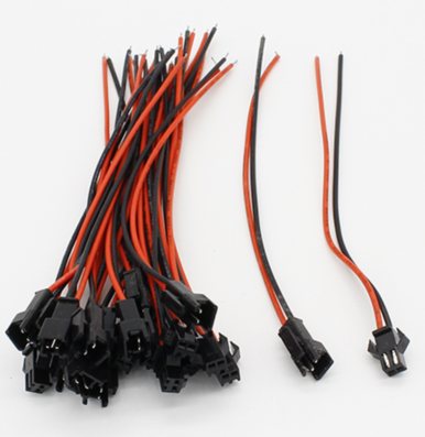 2 Pin Jst Connector Cable Connector (10 Set) Lock System with Red And ...