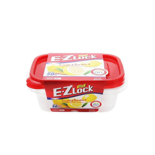 LocknLock New EZ-Lock Rectangular Container - 520ml X 2P Set | Compare ...