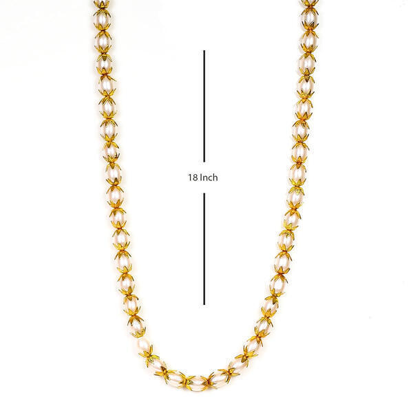 Pearl Single Line Mala For Women | Compare and buy in Best Price in ...
