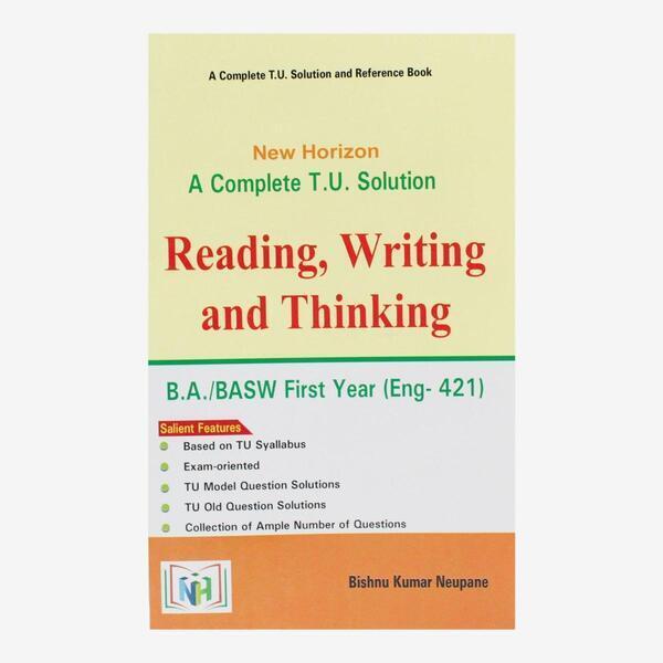 Reading Writing And Thinking Complete TU Solution For BA 1st Year ...