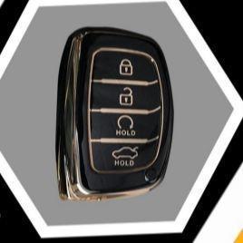 TPU Car Key Cover/Gold Series/Suitble For:Hyundai Creta 2021/Venue ...