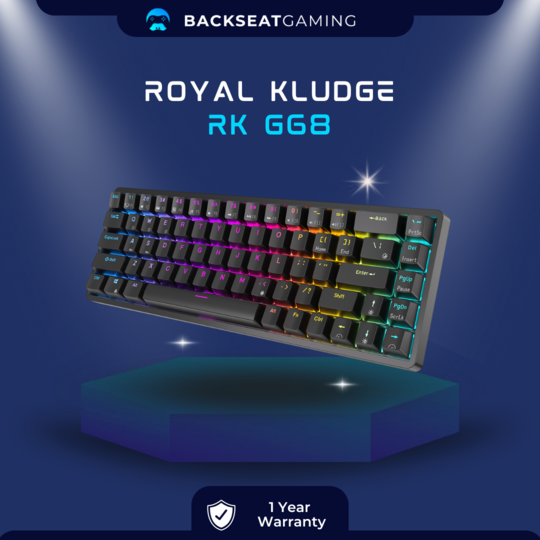RK ROYAL KLUDGE RK G68 Wireless Hot Swappable 65% Mechanical Keyboard ...