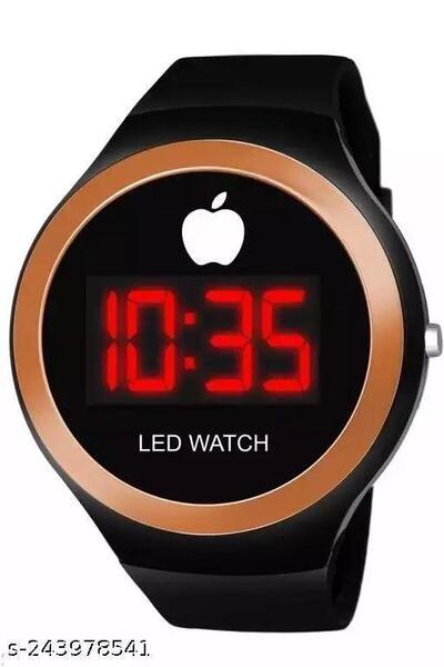 Round Dial Aple Led Watch For Kids | Compare and buy in Best Price in ...